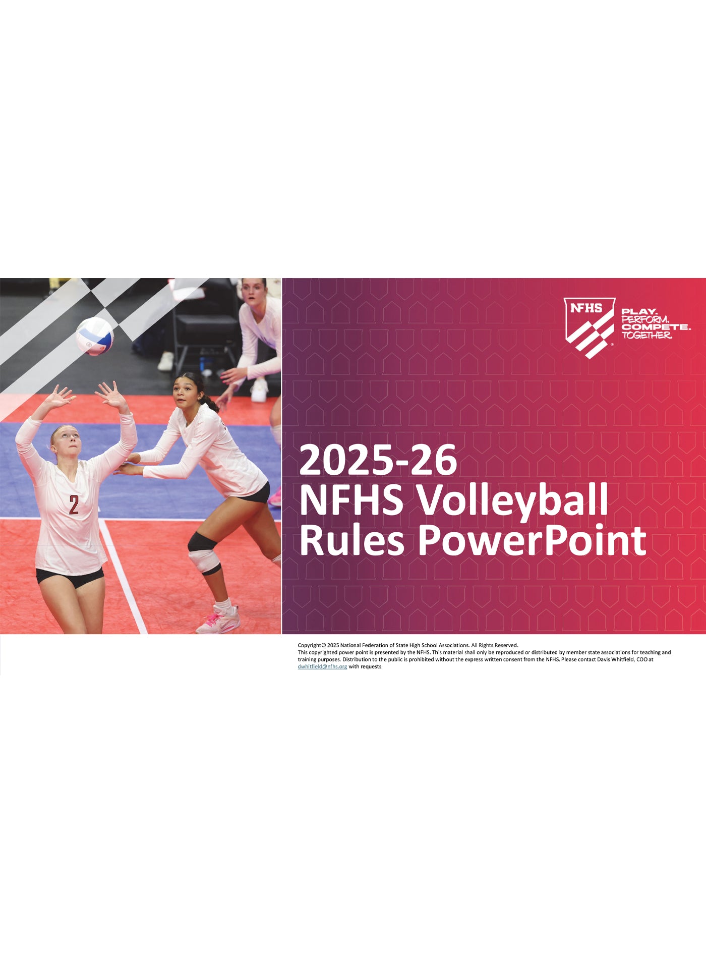 2025-26 Volleyball PowerPoint – NFHS